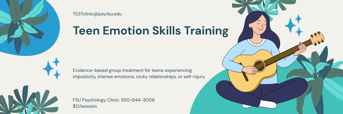 Group Treatment for Teen Emotion Skills Training | University Announcements