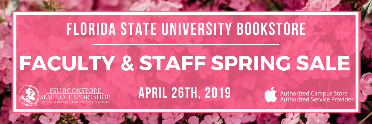 FSU Bookstore’s Faculty & Staff Spring Sale | University Announcements