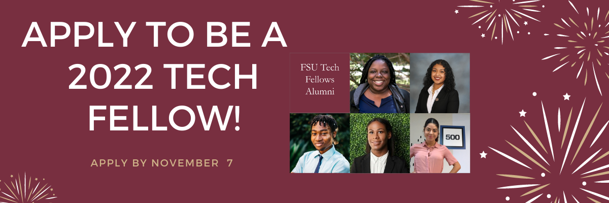 Apply to be a 2022 Tech Fellow | University Announcements